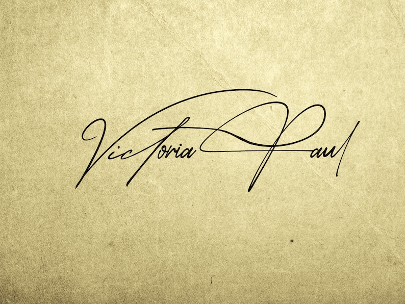 Custom Business Signature Custom Designed Signature Design - Etsy