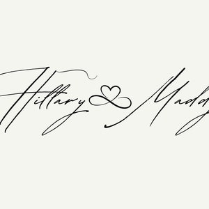 Personalized Couple Name Tattoo Design, Custom Name Tattoo, Couple ...