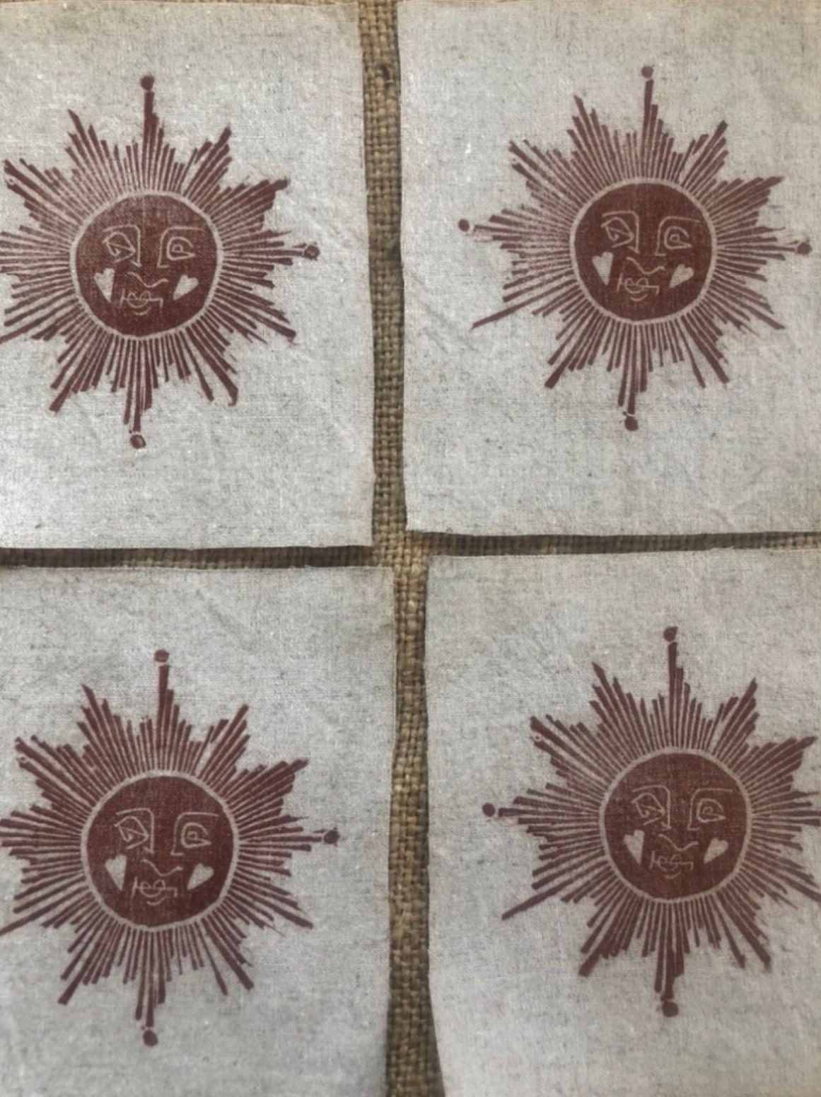 Beltane Original Lino Block Print Celtic Folk Calendar - Etsy