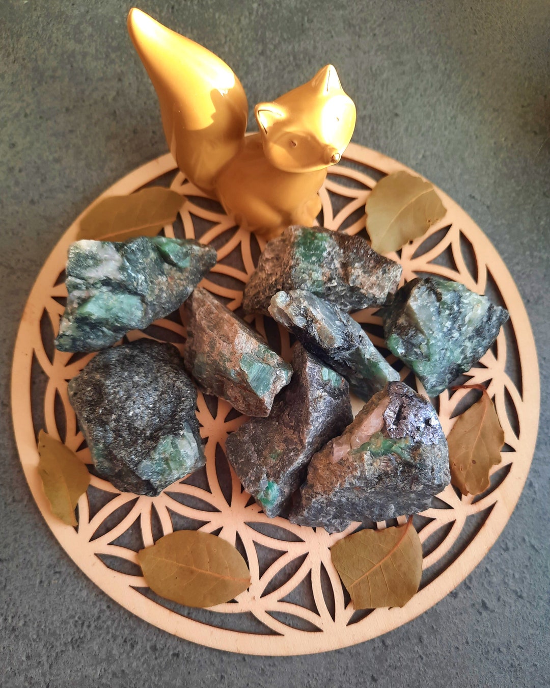 Emerald From Brazil Rough Stone M - Etsy