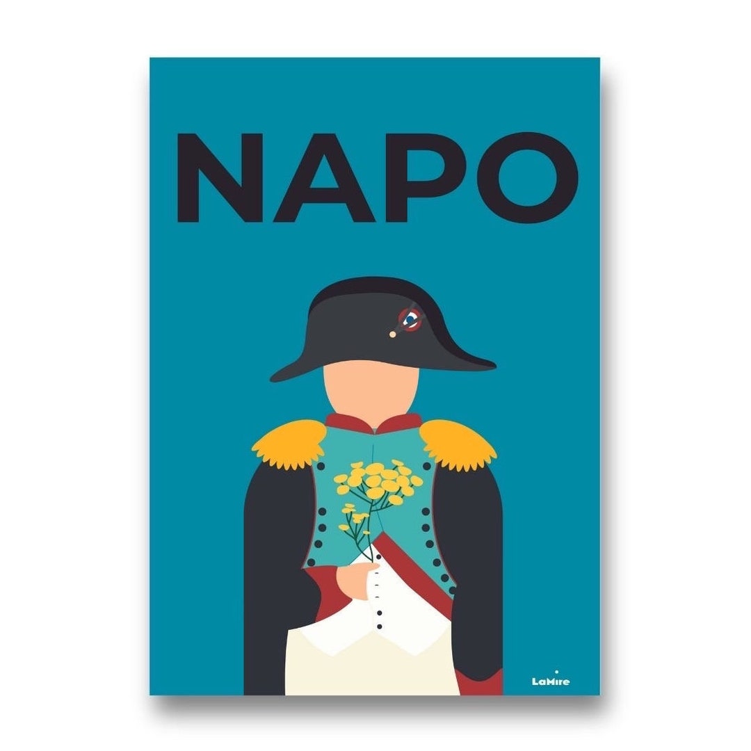 Napo Poster Blue Background - Etsy