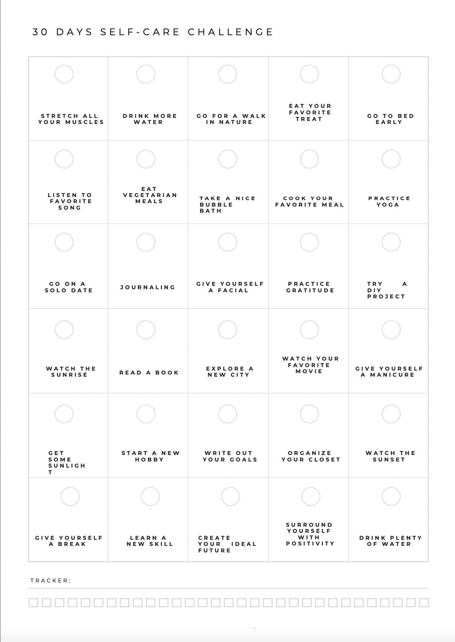 Self Care Journal, Diary, Habit Tracker, Downloadable Journal, Journal ...