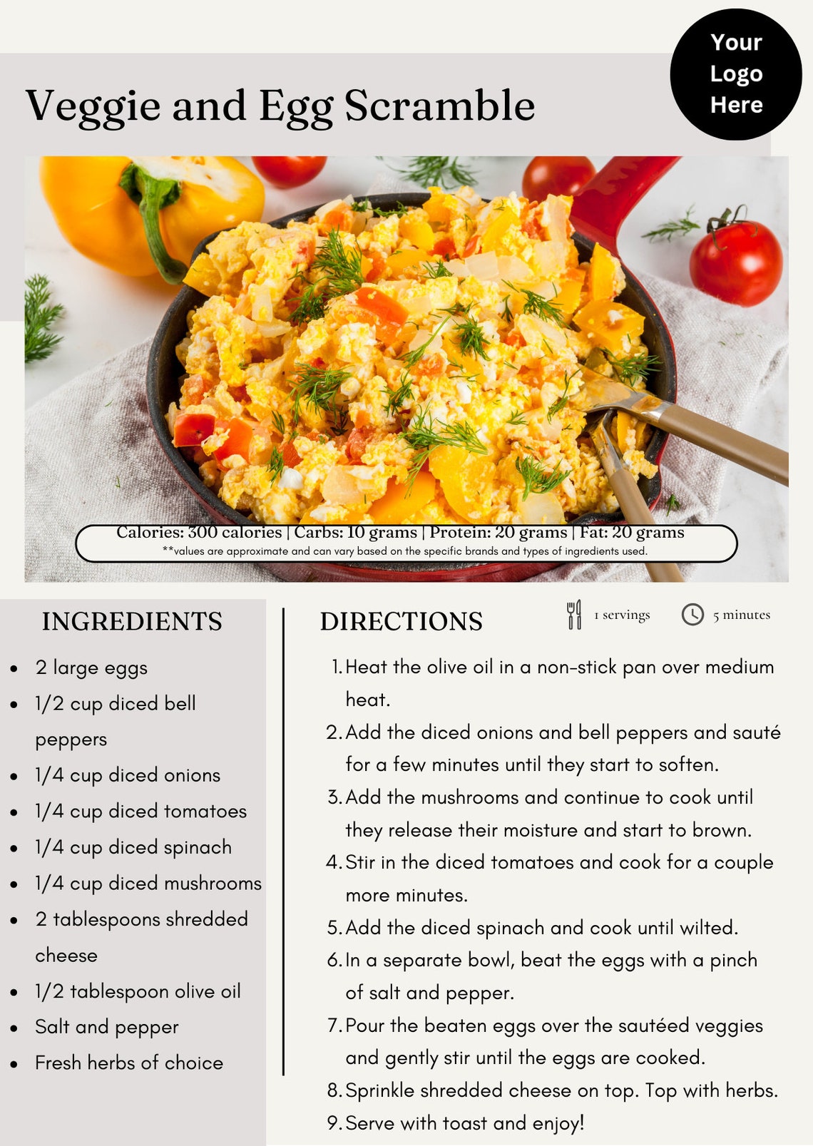 Customizable High Protein Breakfast Recipes for Nutrition and Fitness ...