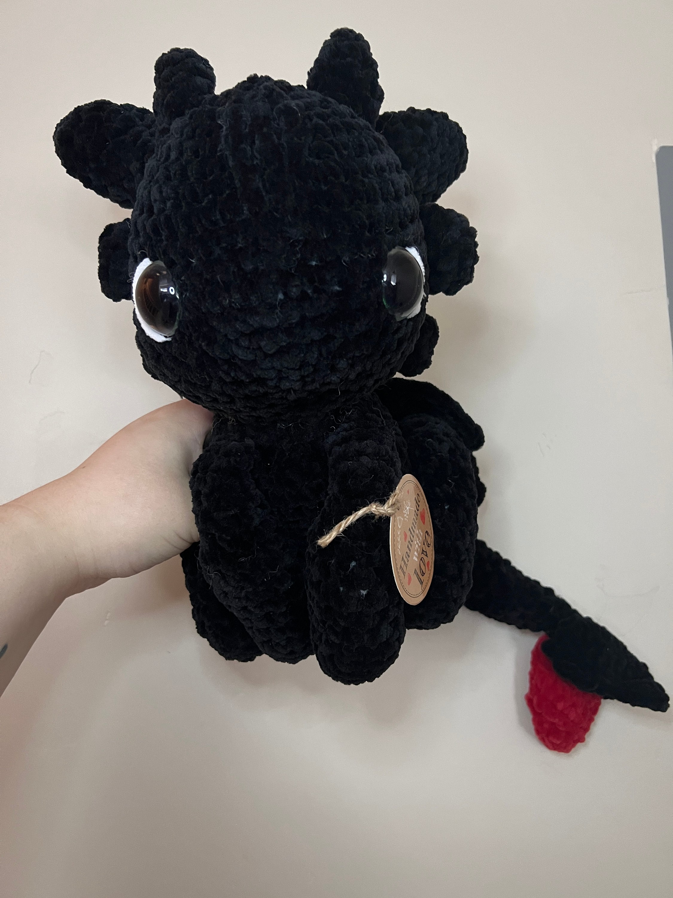 Handmade Crochet Toothless Dragon Plush - Etsy