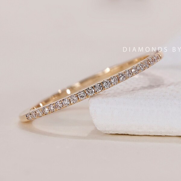 Thin Diamond Band - Etsy