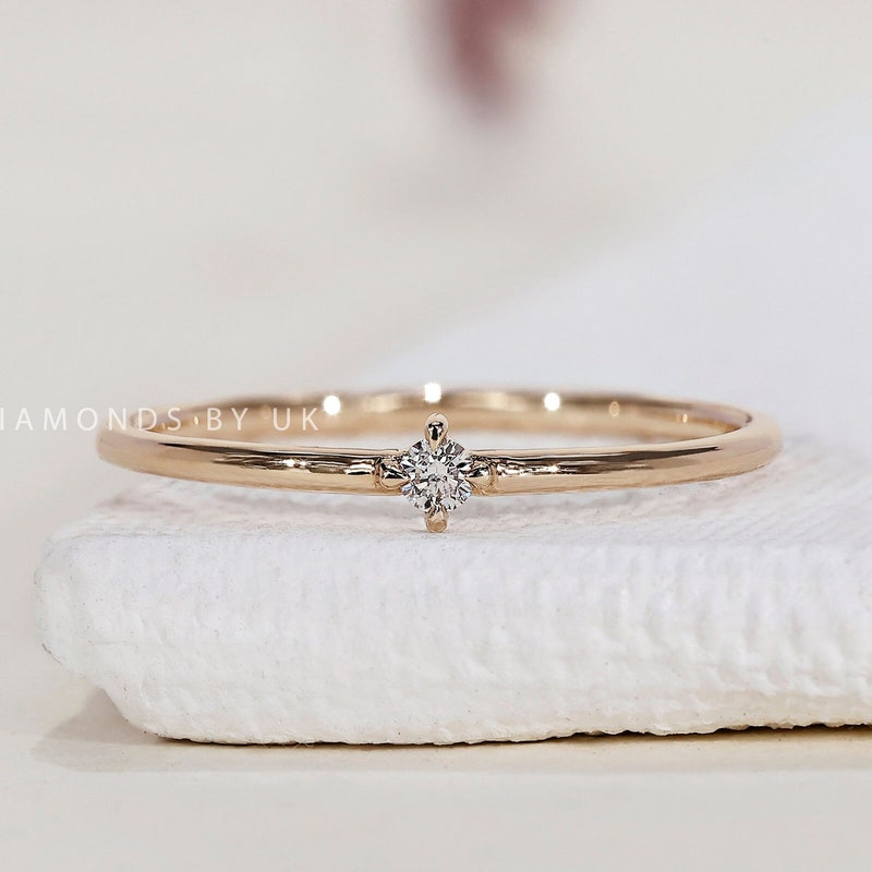 Simple Engagement Ring - Etsy