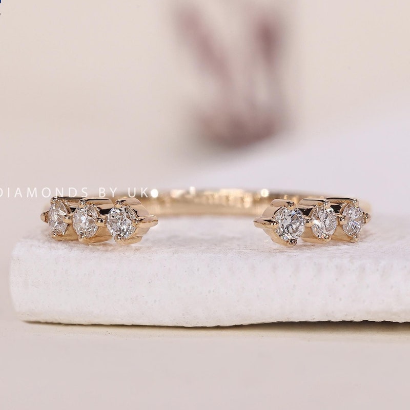 Diamond Open Band - Etsy