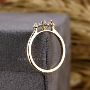 Lab Grown Diamond Ring Setting Without Diamond Yellow White Rose Gold ...