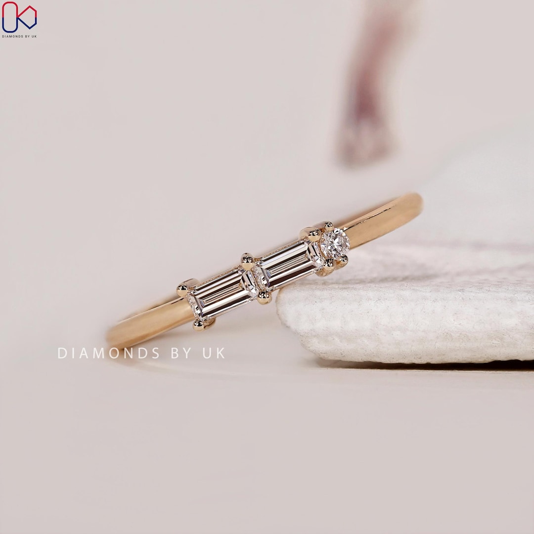 Custom Diamond Morse Code Ring Real Lab Grown Diamond Wedding Ring ...