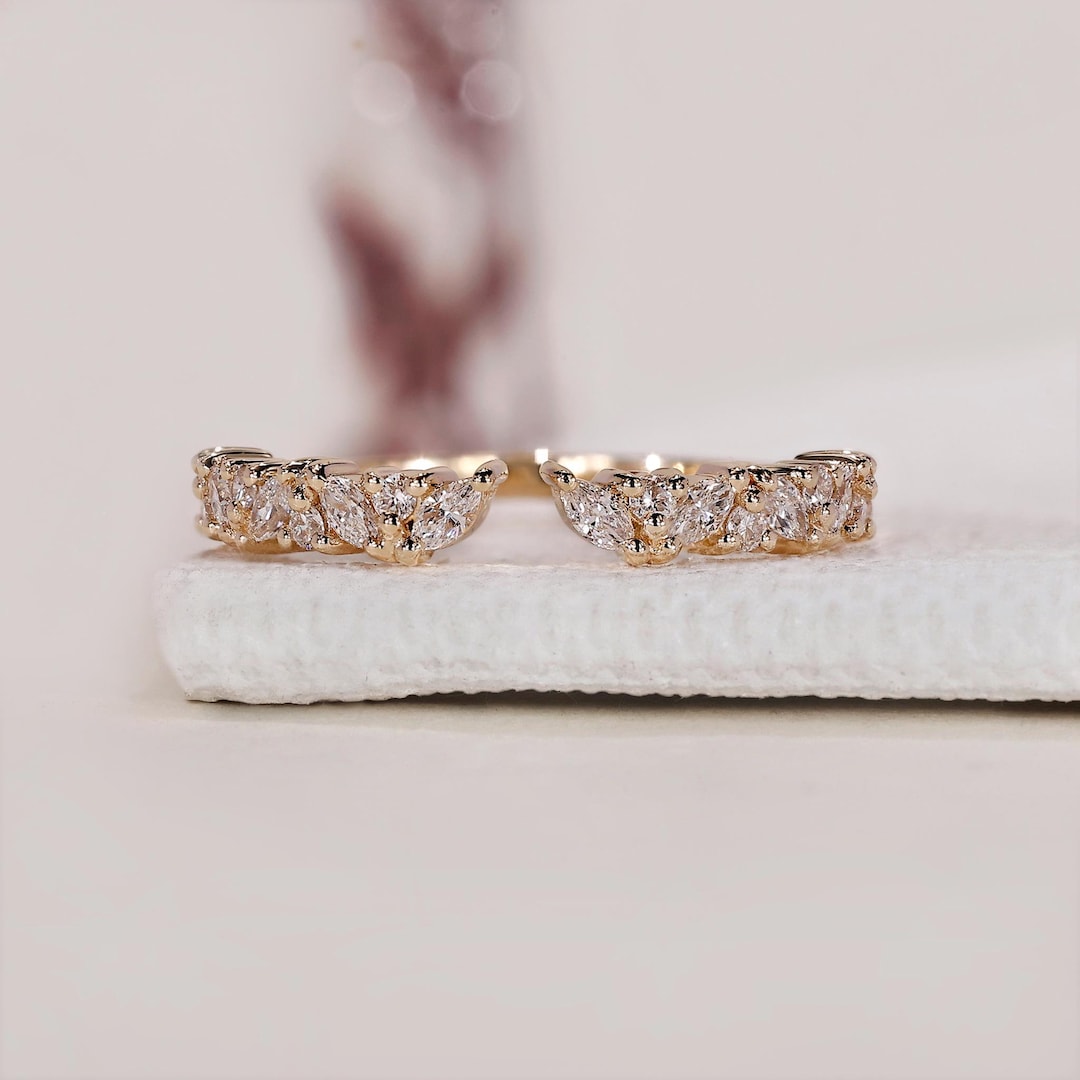 Custom Open Gap Ring for Low Setting Engagement Ring Womens Cuff ...