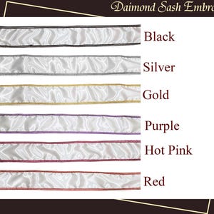 Custom Text Sash | Customized Sash | Graduation Stole | Embroidered ...