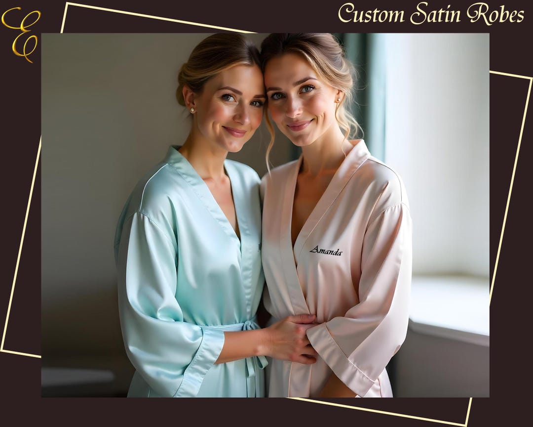 Bridesmaid Robes, Bridal Party Robes, Personalized Bridal Robes for ...