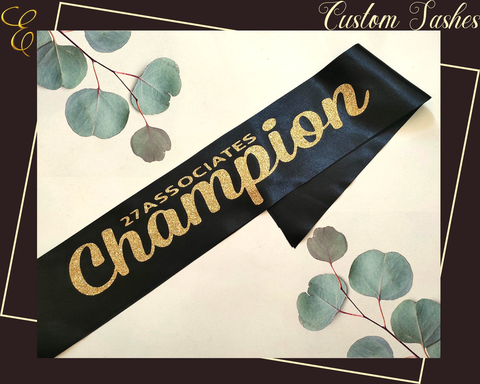 Winner Sash Runner up Sash Champion Sash Birthday Sash Bridesmaid Sash ...