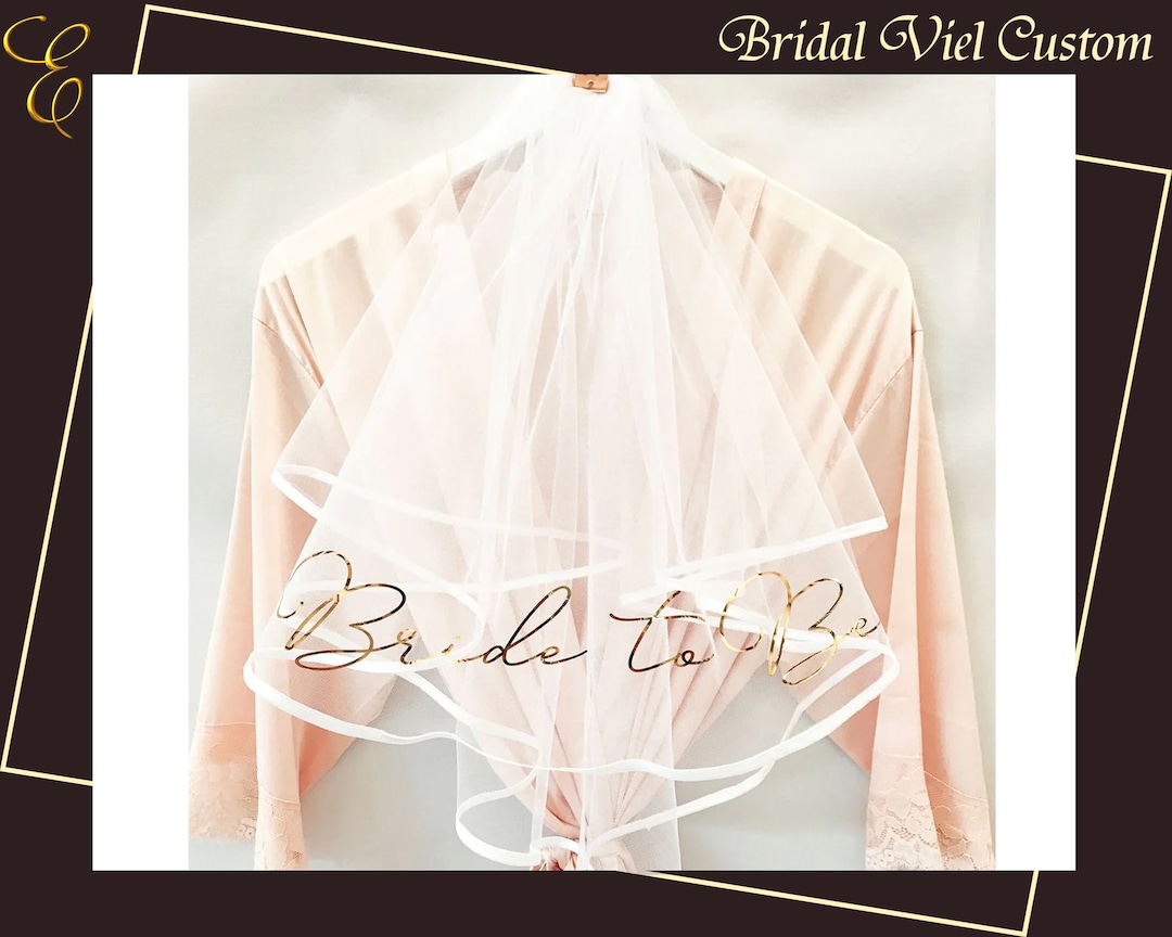 Custom Bridal Veil Future Mrs Veil Bachelorette Veil Bride Veil Custom ...
