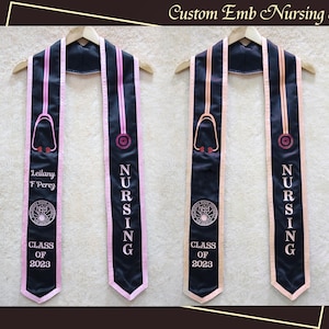 Pink Stole With Stethoscope - Etsy