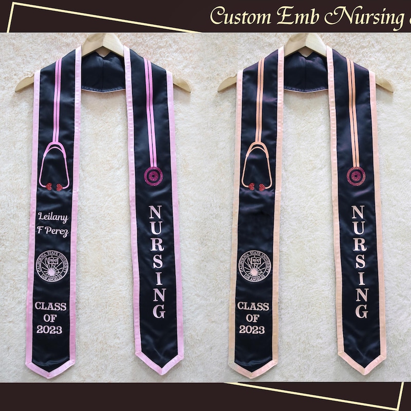 Nurse Sash Graduated - Etsy