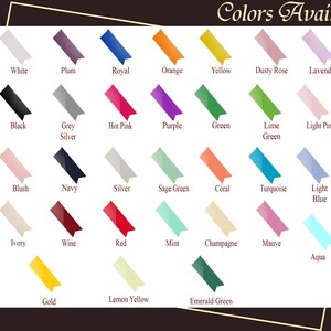 Custom Text Sash | Customized Sash | Graduation Stole | Embroidered ...