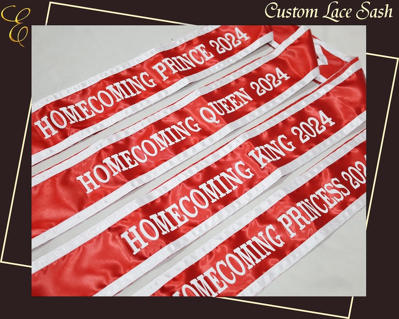Personalized Lace Sash Custom Lace Sash Lace Sash Customize Sash ...