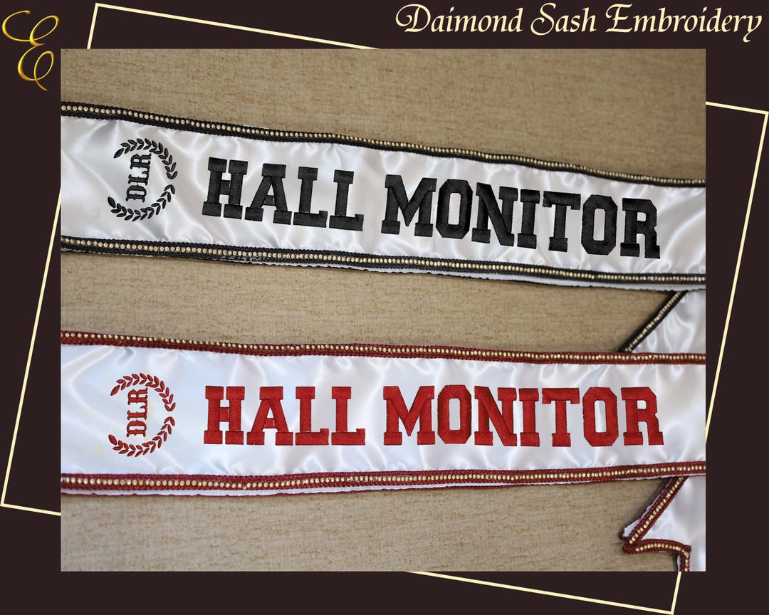 Customized Sash | Graduation Stole | Embroidered Pageant Sash | Event ...