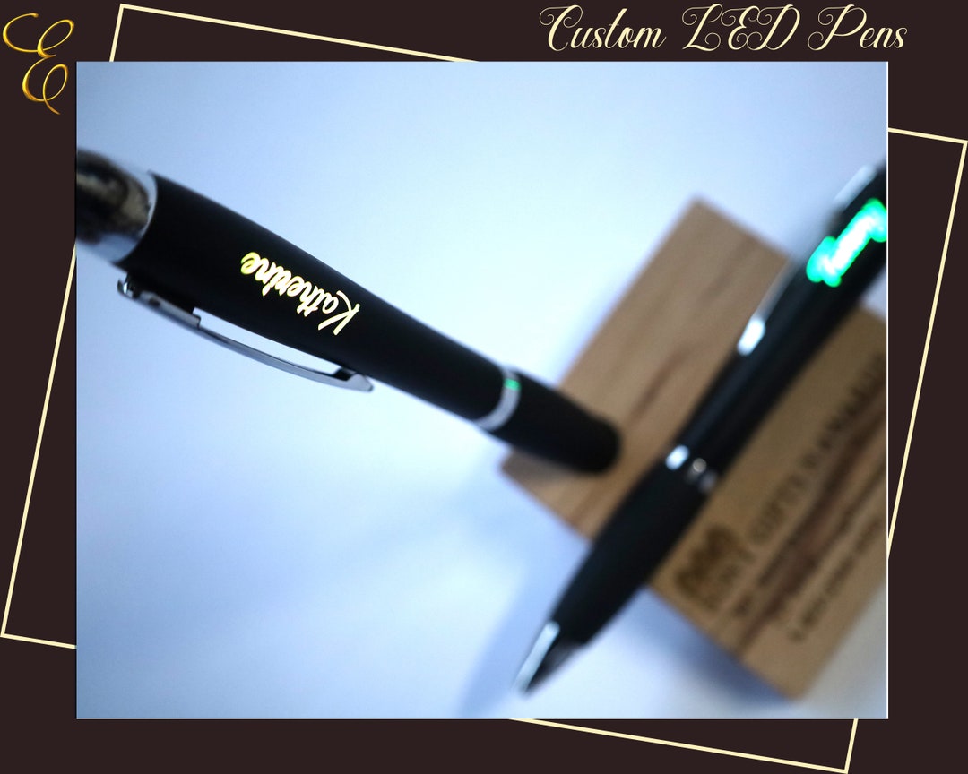 Personalized LED Pen Customized LED Pens With Stylus Custom Name Pens ...