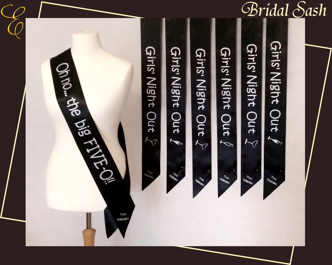 Anniversary Sash Custom Sash Christmas Sash Customized Doll Theme Sash ...