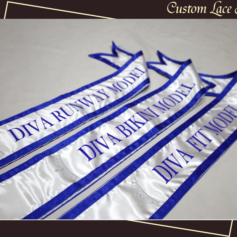 Custom Sash - Etsy