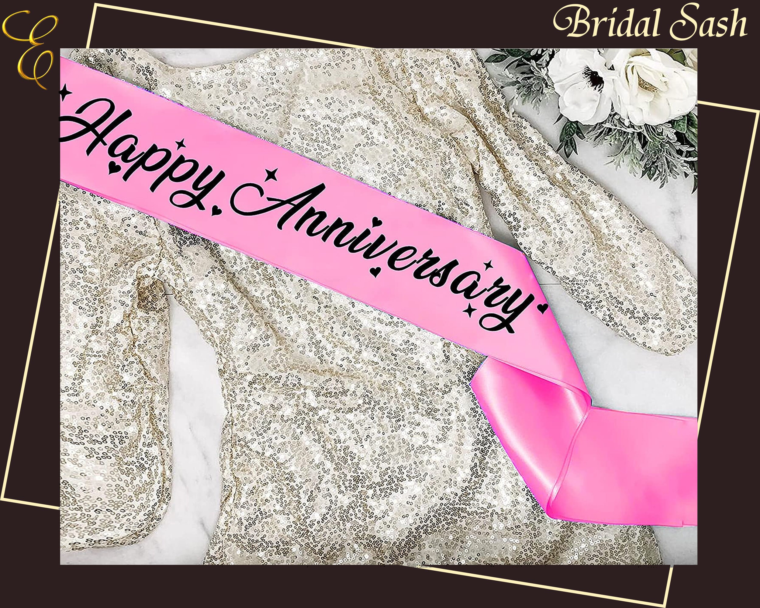 Birthday Satin Silk Sash Personalized Sash Customized Sash Bridal Sash ...