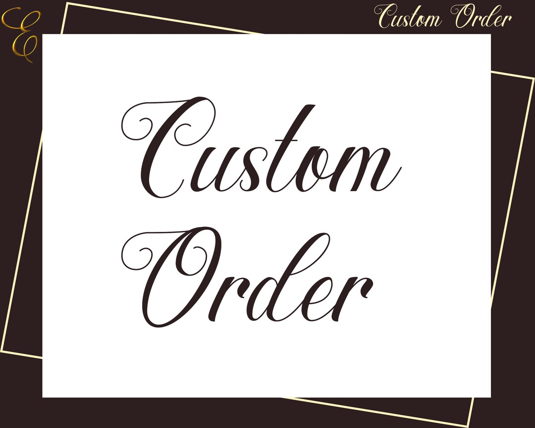 Buy Custom Order Online in India - Etsy