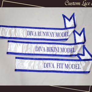 Personalized Lace Sash Custom Lace Sash Lace Sash Customize Sash ...