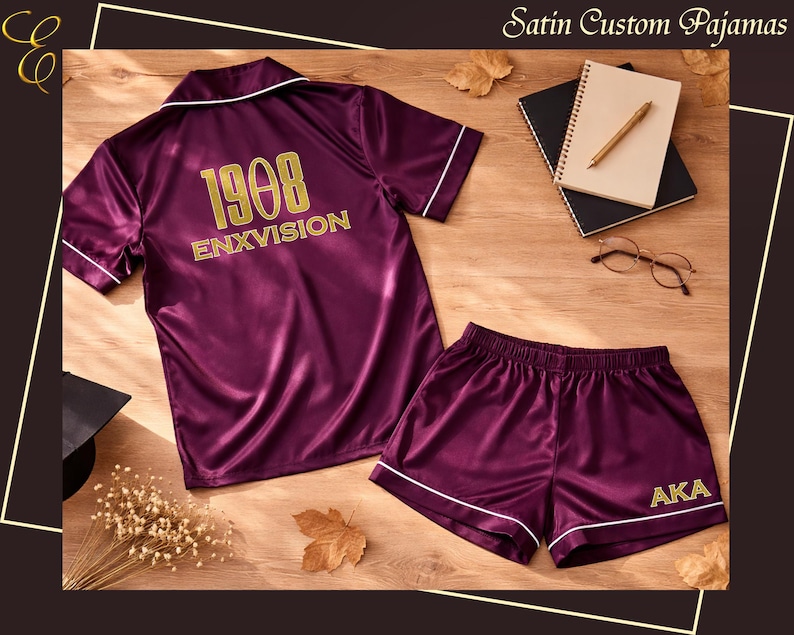 AKA Graduation Pajama, Alpha Kappa Alpha Grad Gift, Fraternity Sorority ...
