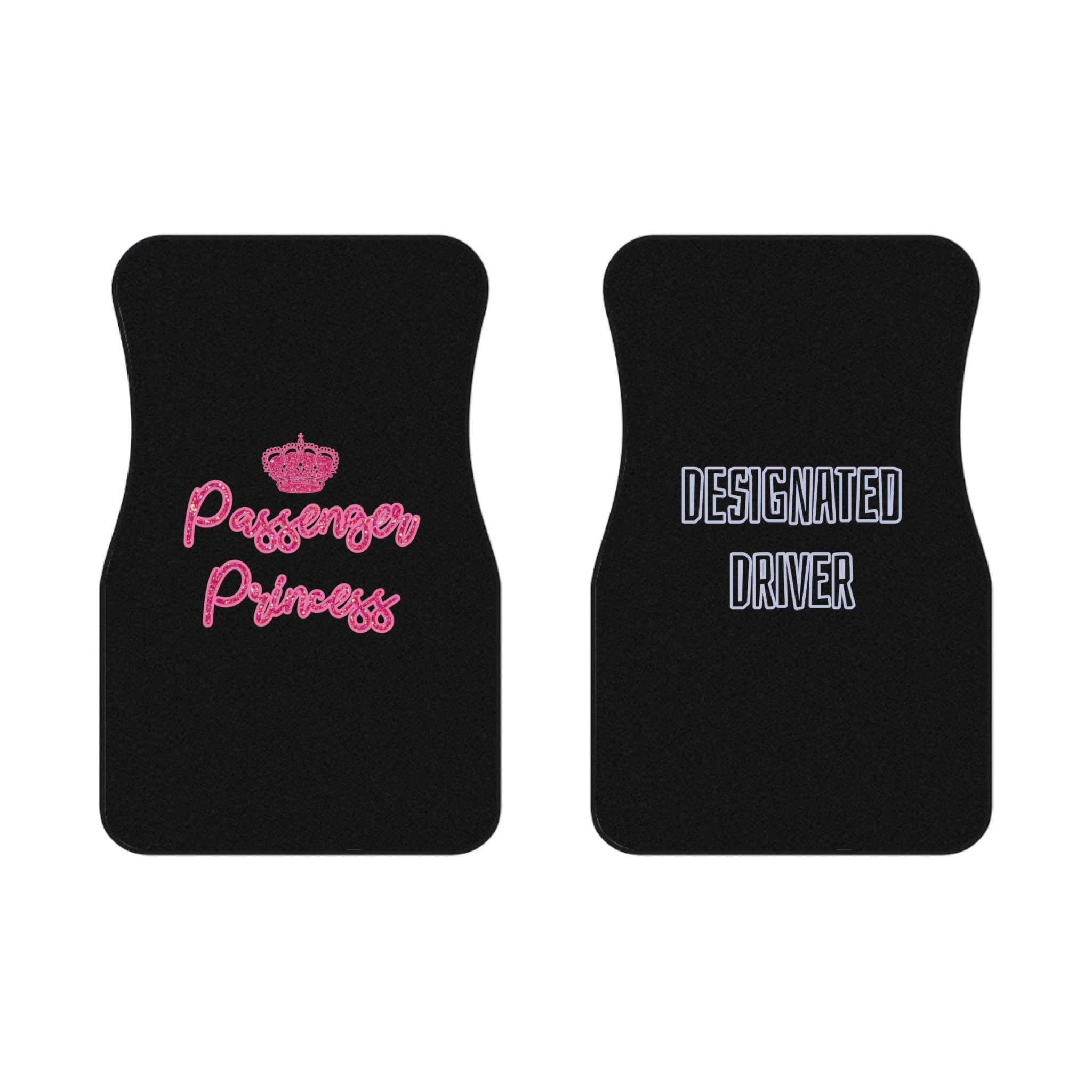 Passenger Princess and Designated Driver Car Mats 2x Front Etsy