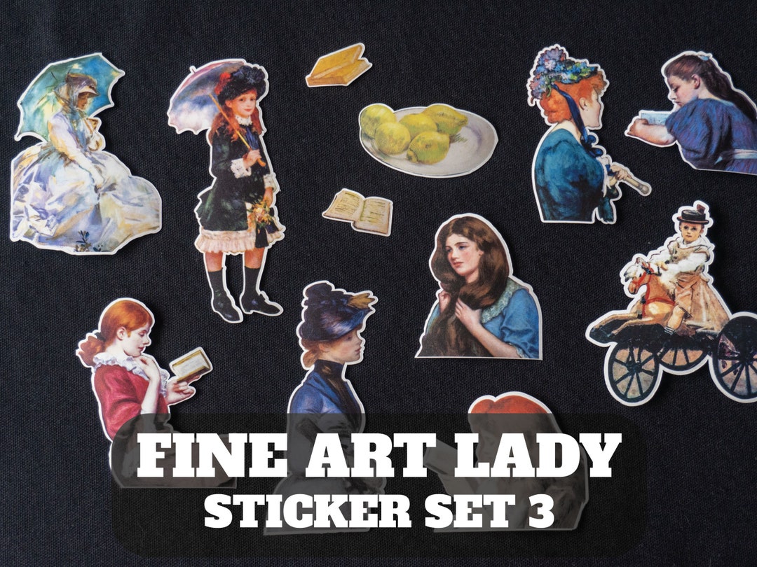 Art Stikers Journaling and Planner Sticker Set: Decorative Art ...