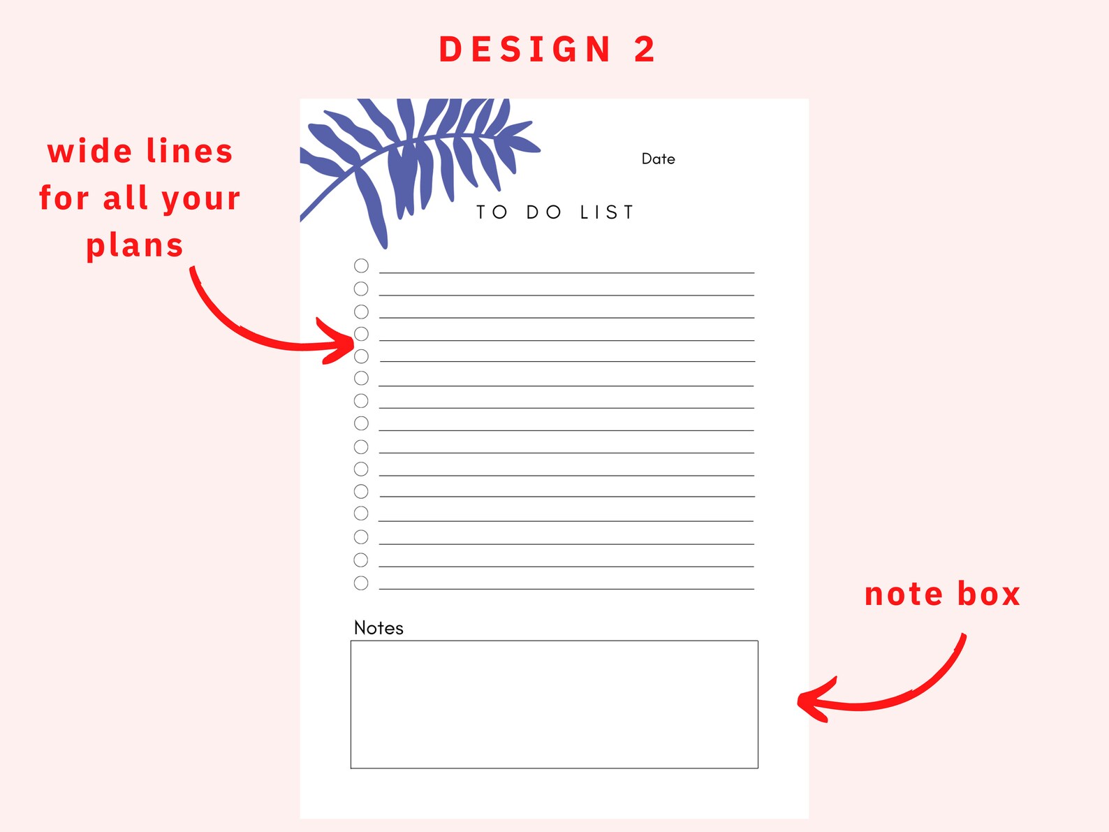 Minimal to Do List Printable PDF, Productivity Planner, Simple Tasks ...