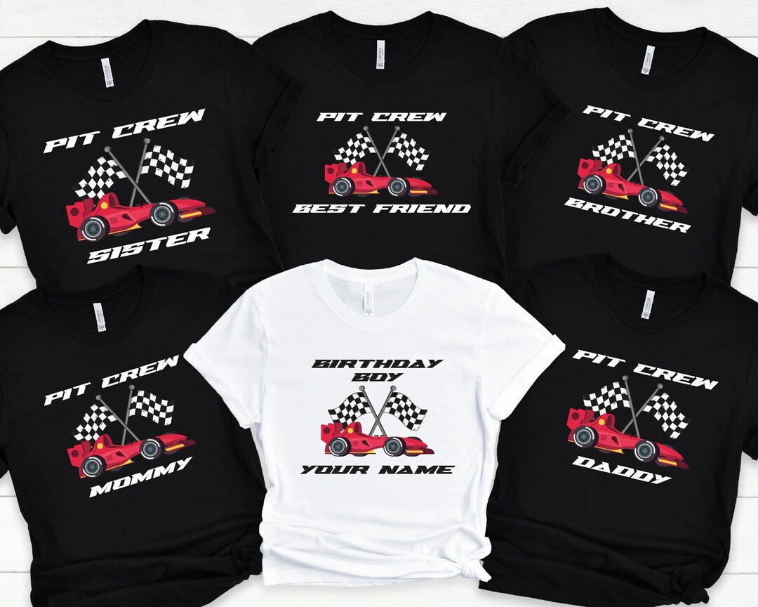 Pit Crew Birthday Shirt Custom Family Birthday Shirt - Etsy