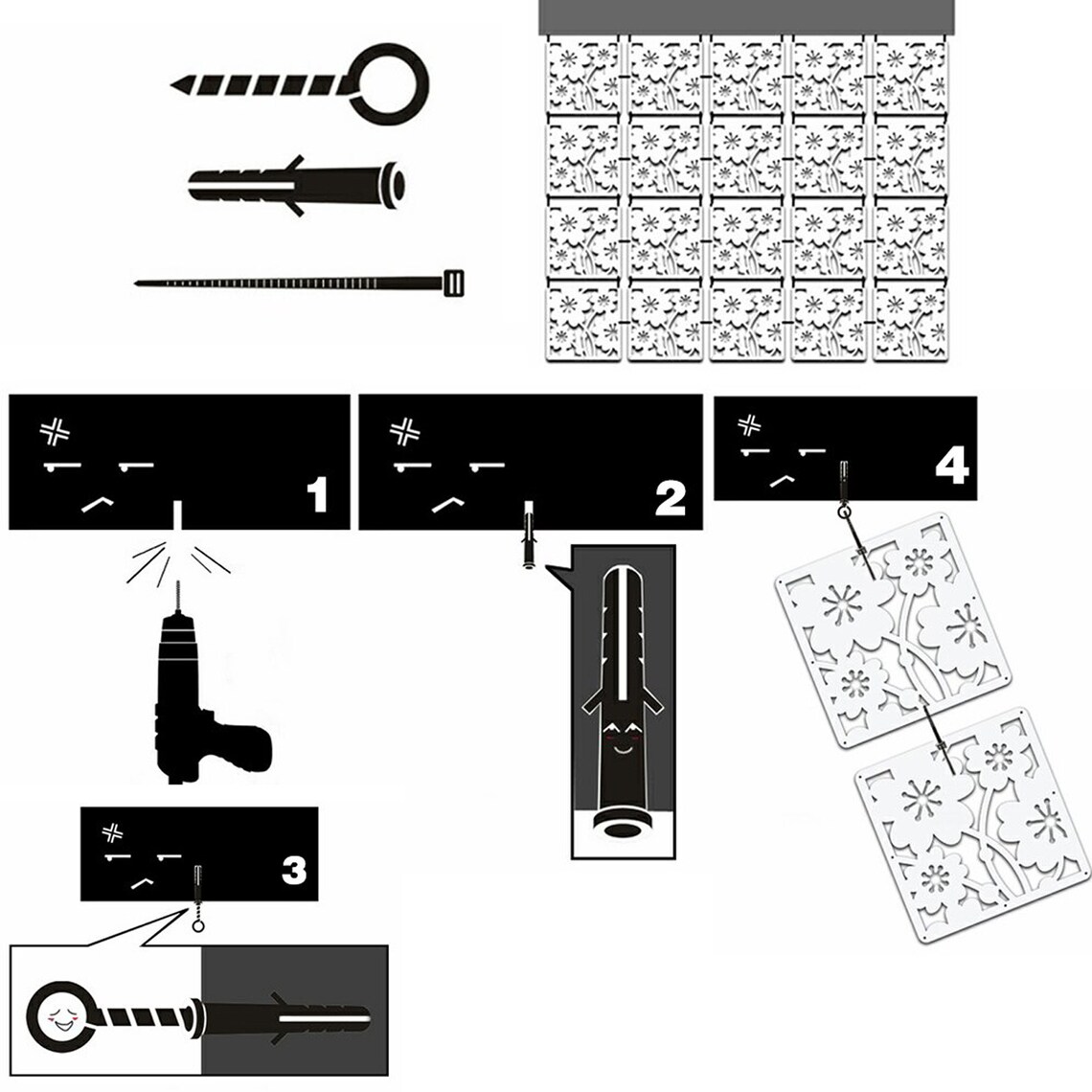 Room Divider PVC Hanging Screen, Wall Hanging Room, Outdoor/indoor ...