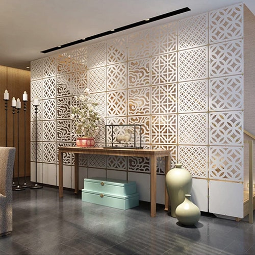 Room Divider PVC Hanging Screen Wall Hanging Room Wooden - Etsy