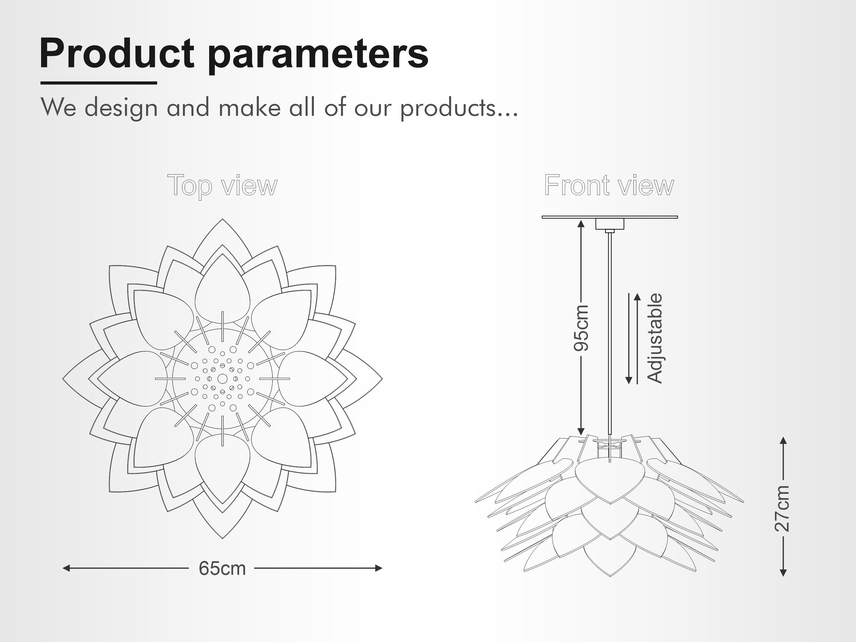 Ceiling Light Lotus Flower Style - Etsy