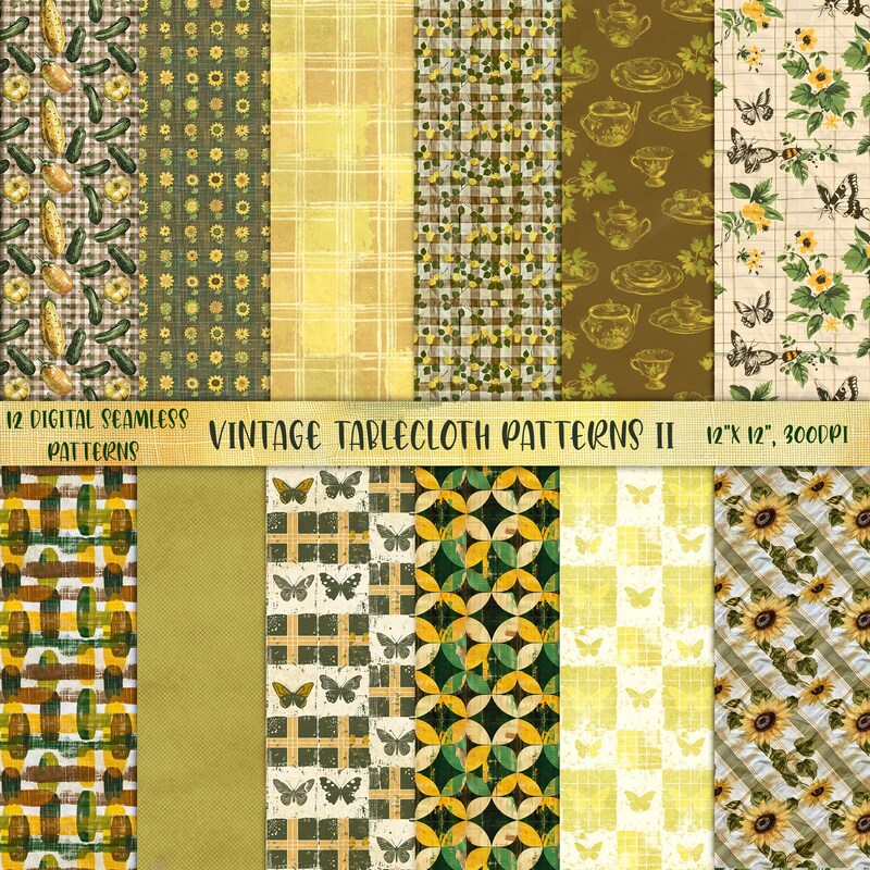 Retro Tablecloths - Etsy