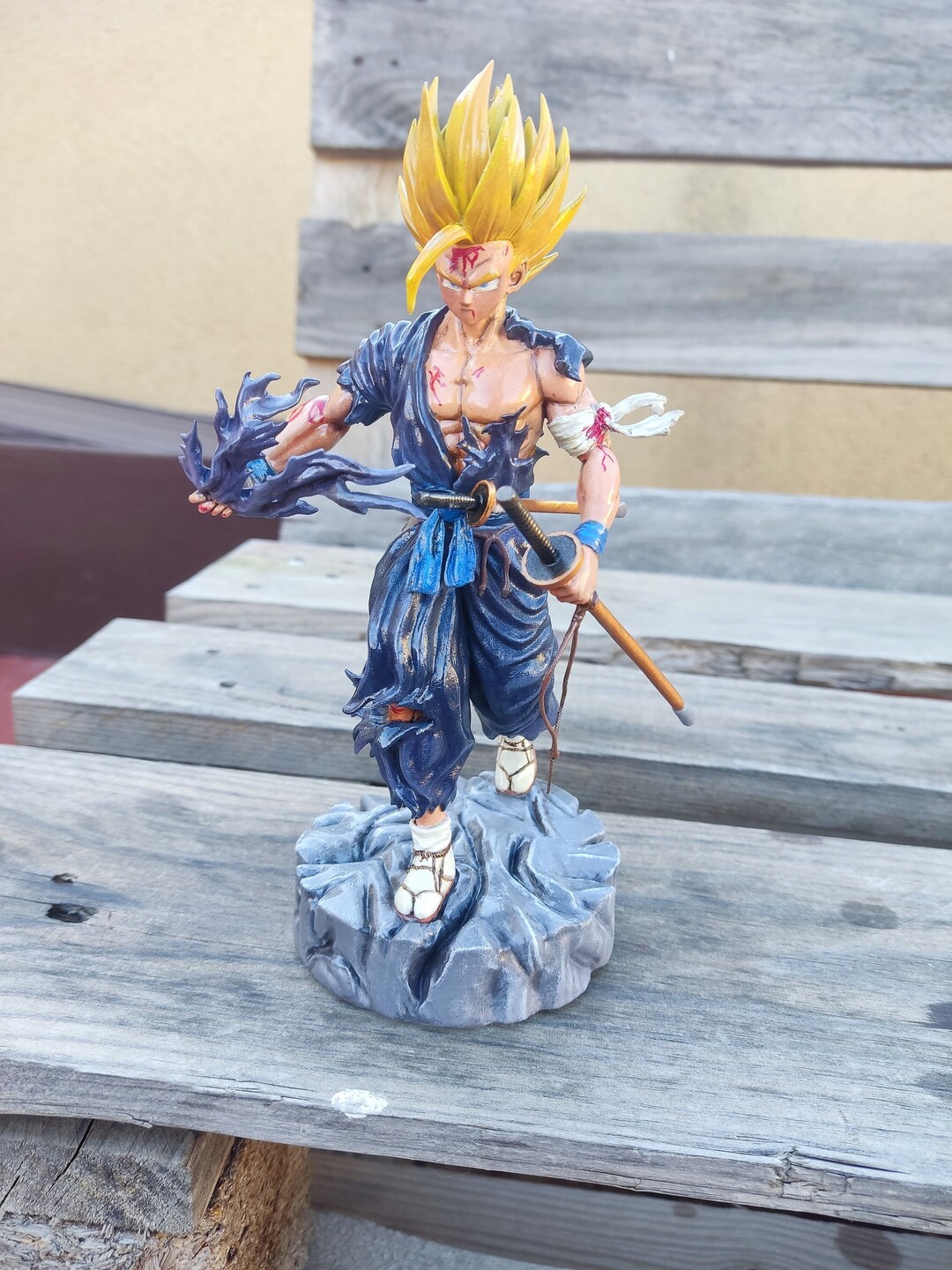 Resin Figure Gohan Samurai Shogun painted or Unpainted - Etsy