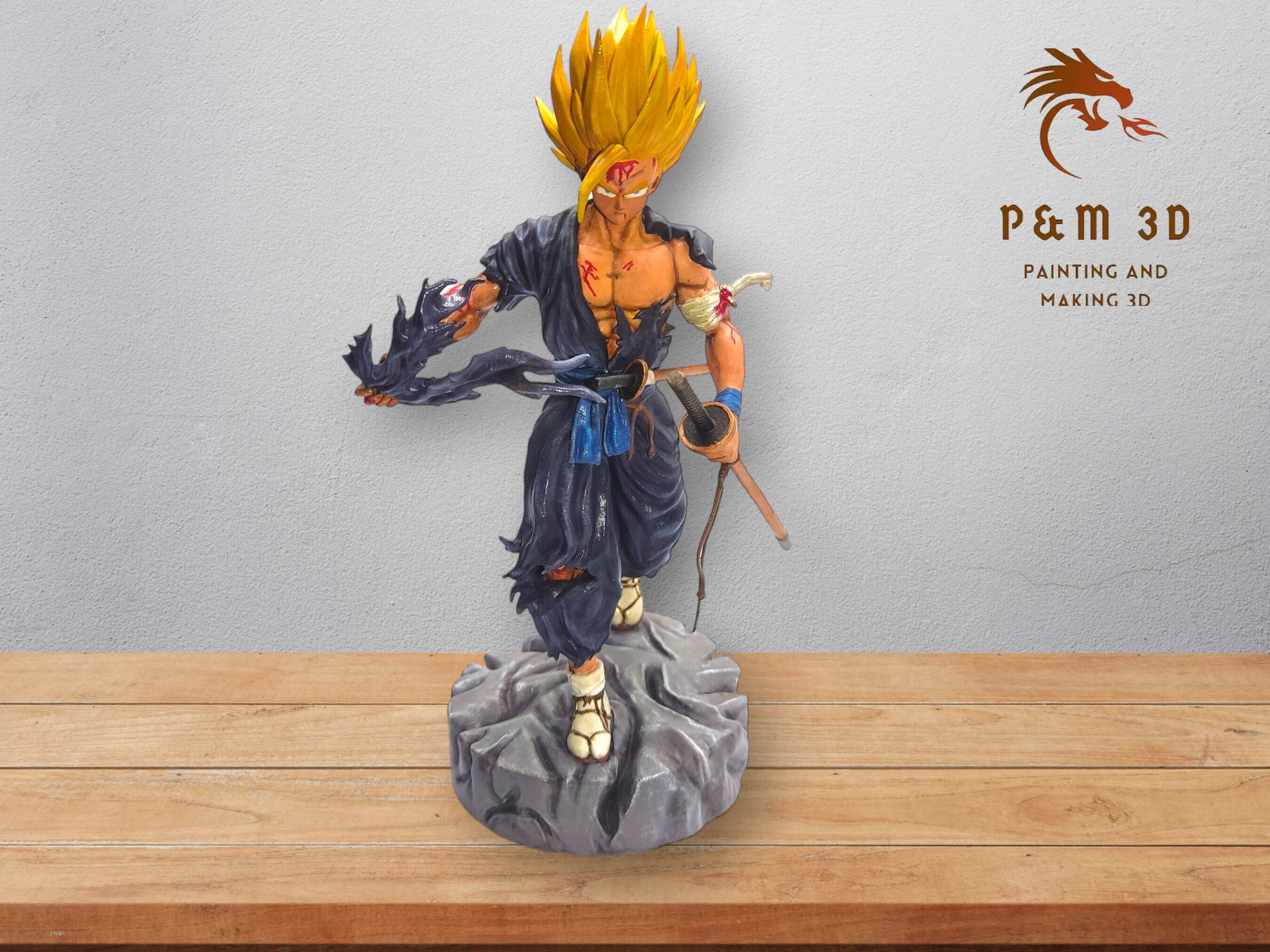 Resin Figure Gohan Samurai Shogun painted or Unpainted - Etsy