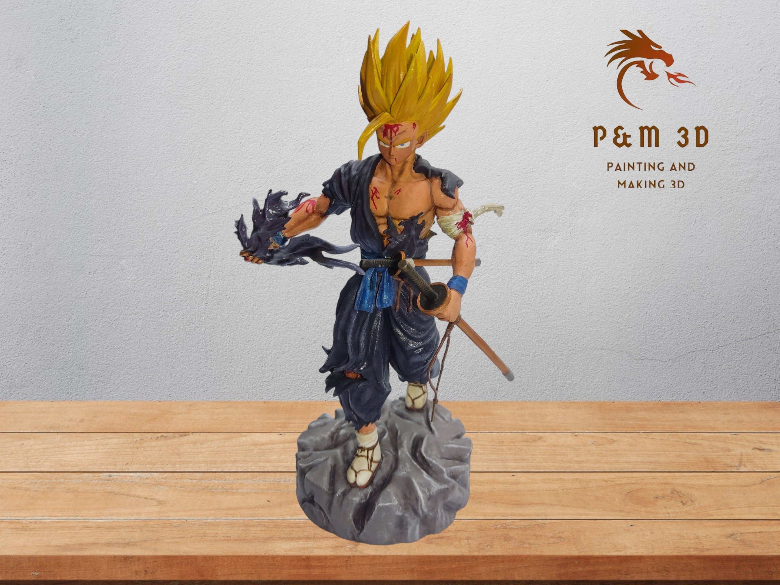 Resin Figure Gohan Samurai Shogun painted or Unpainted - Etsy