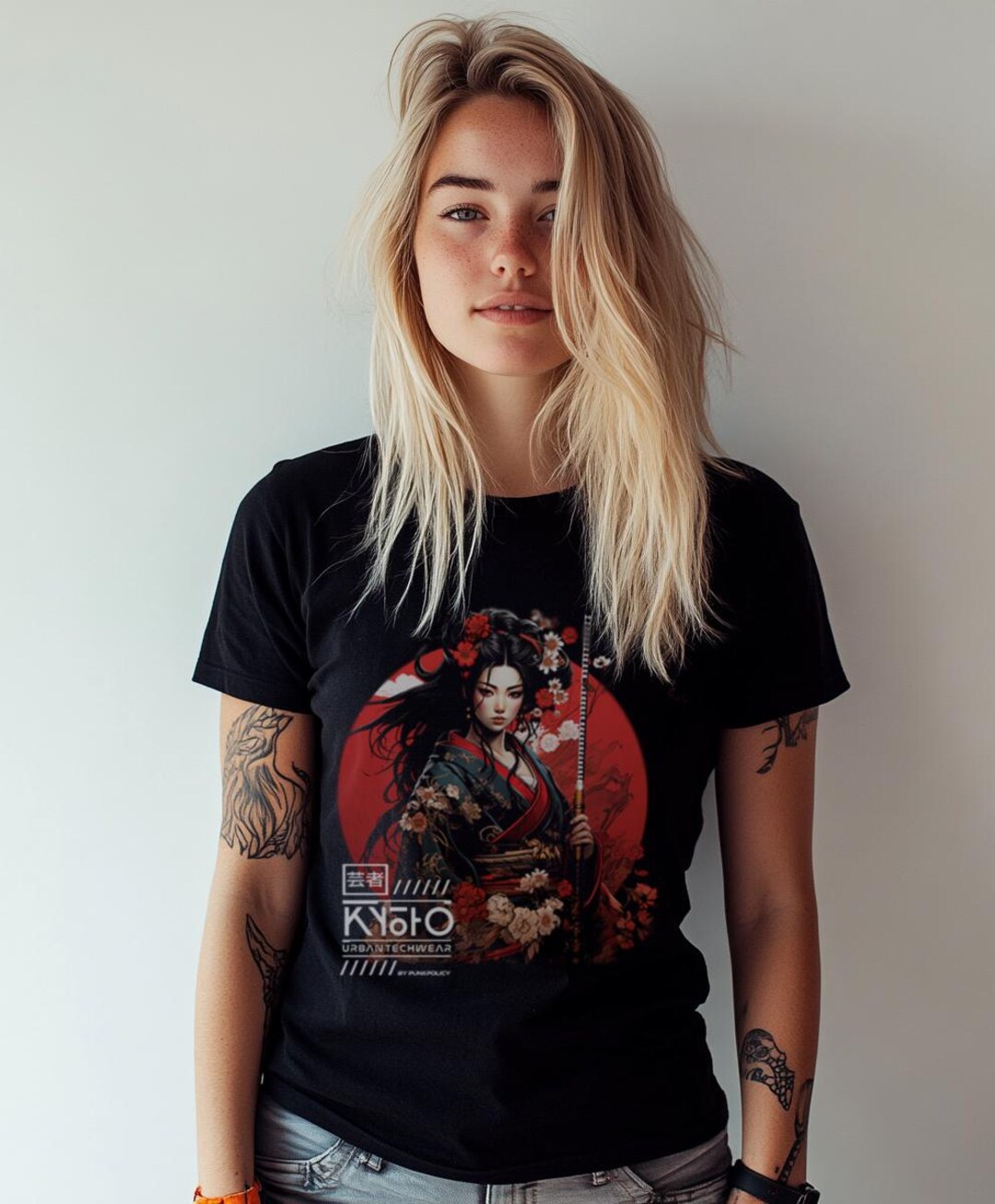 Trending Harajuku Geisha Graphic Unisex Softstyle T-shirt, Geisha Gifts ...