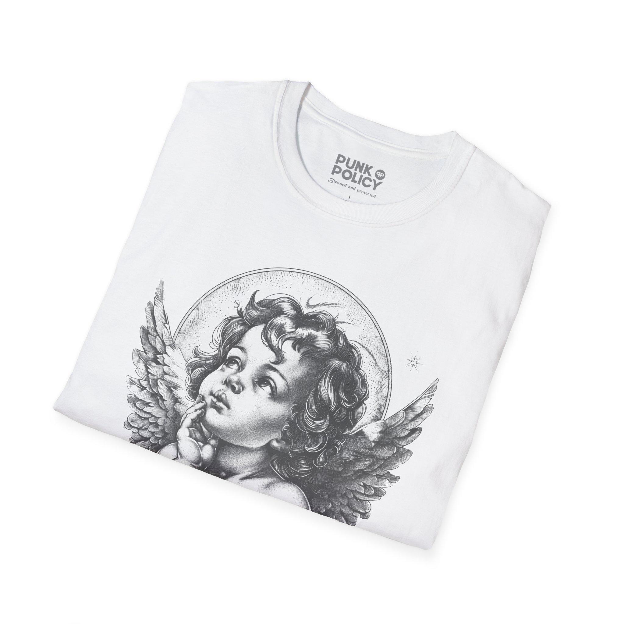 Vintage Cherub Angel Graphic Unisex Softstyle T-shirt, Angel Tee, Angel ...
