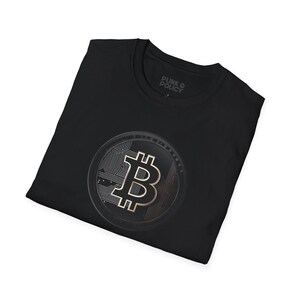 Bitcoin T-shirt, Unisex Softstyle T-shirt, Bitcoin Shirt, Bitcoin ...