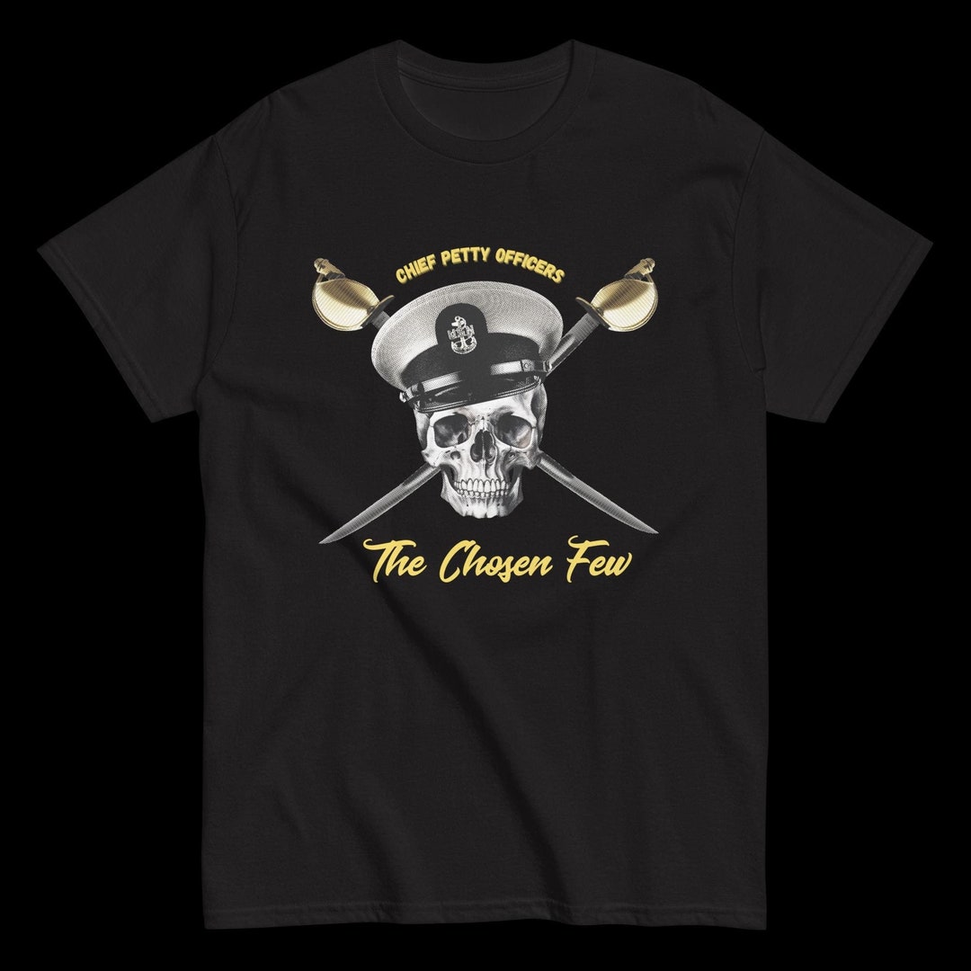 Chief Petty Officer Skull T-shirt | CPO | SCPO | MCPO - Etsy