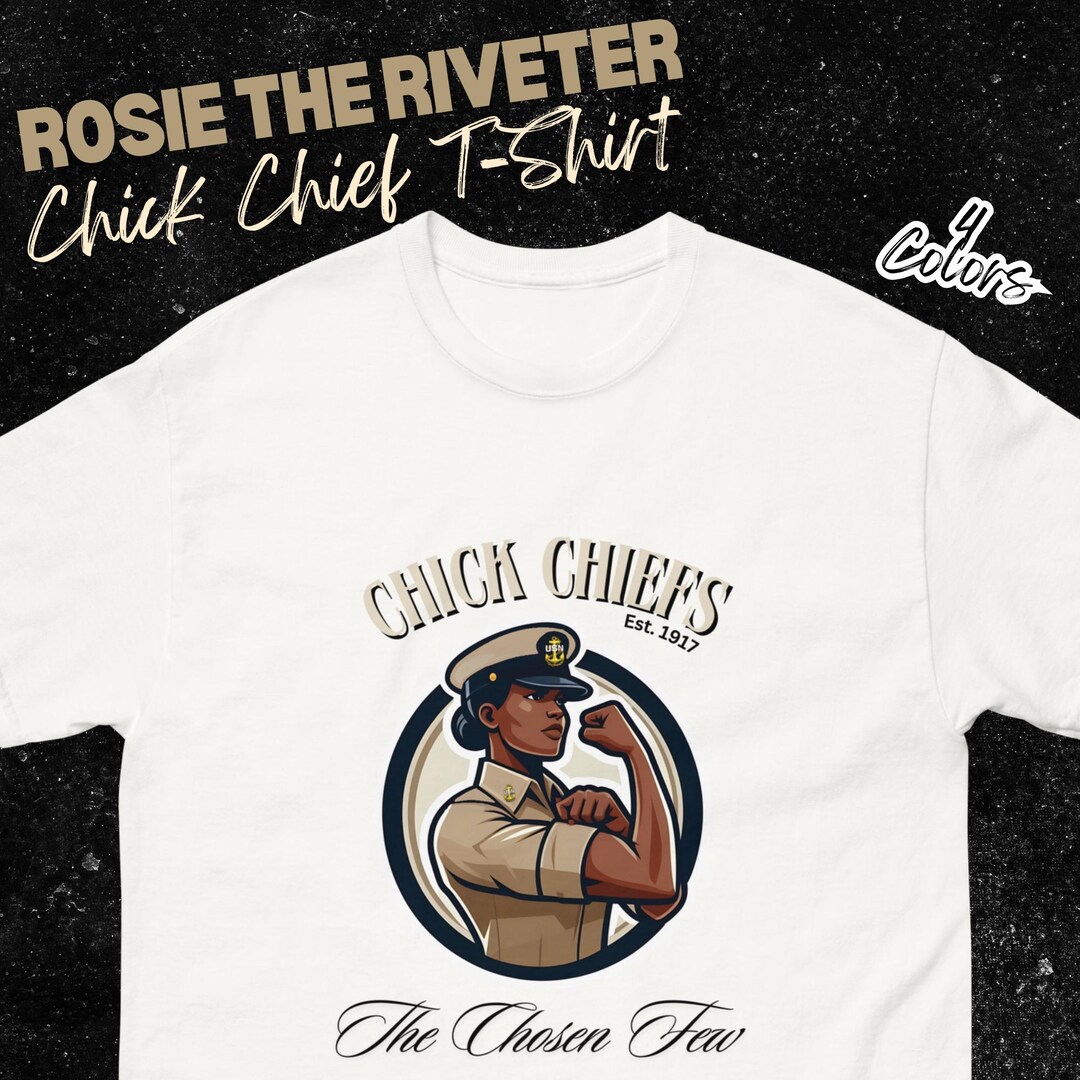 Rosie the Riveter Female Chief Petty Officer T-shirt US Navy 'the ...