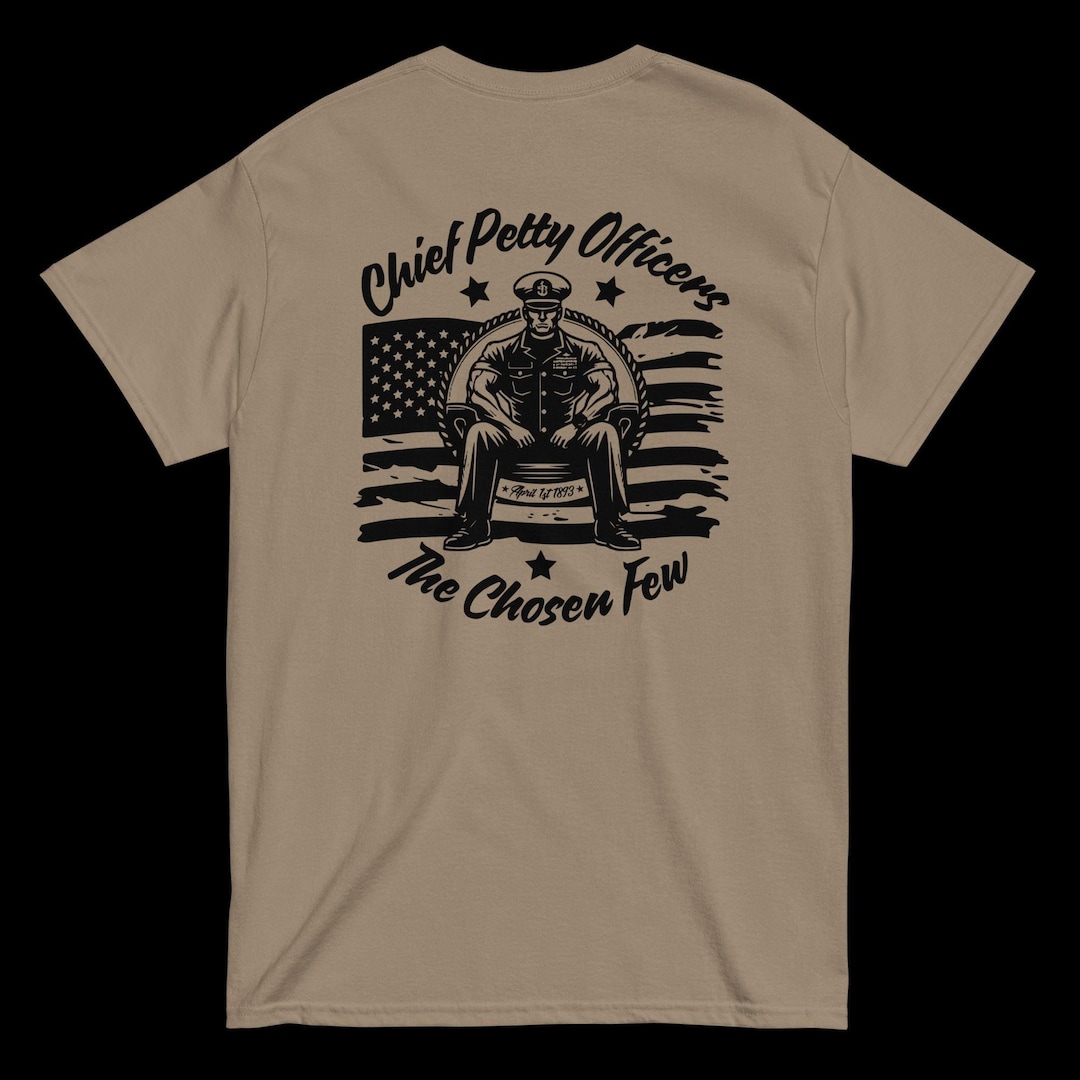 Strong US Navy Chief in Khakis T-shirt | "chief Petty Officers - the ...