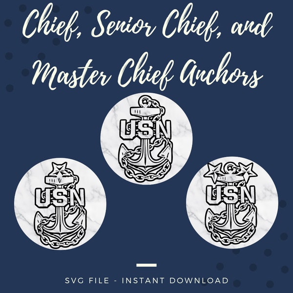 Navy Chief Anchor - Etsy