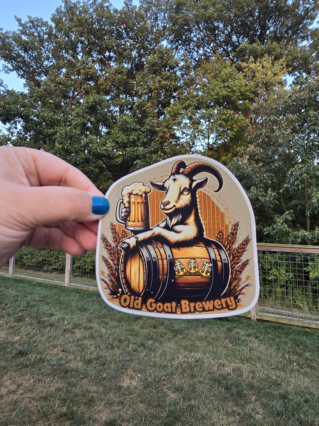 Old Goat Brewery Sticker - Navy Chief Petty Officer Goat Design | SCPO ...