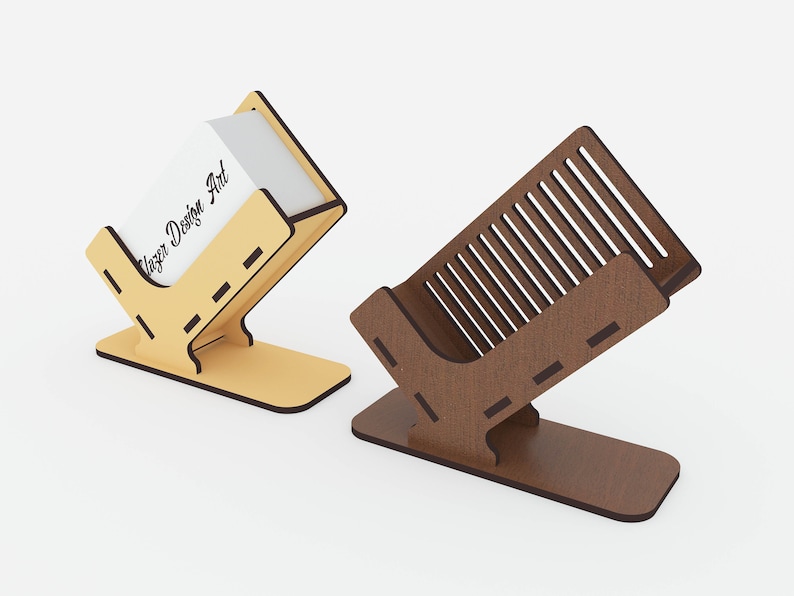 Business Card Holder Laser Cut Svg Files Vector Files for - Etsy UK